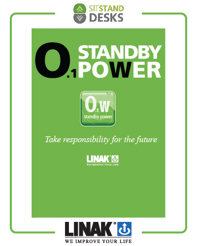 LINAK Deskline CBD4 zero take responsibility brochure – ActivDesk